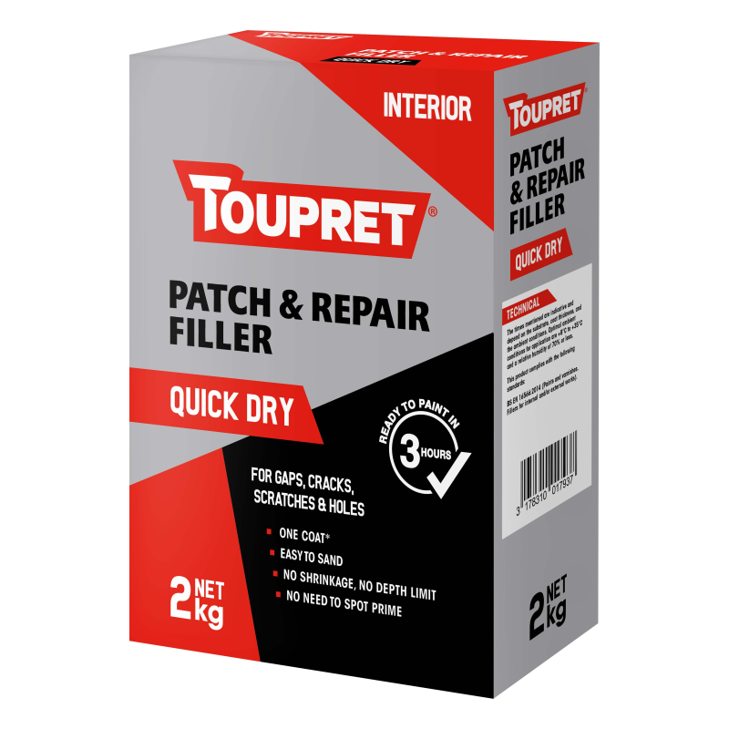 Toupret Patch & Repair Filler Quick Dry 2Kg | Relay Global